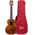 Flight Pathfinder Solid Body Transparent Blue Electric Ukulele – Flight ...