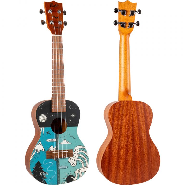 Flight AUC-33 Two Seasons Concert Ukulele – Flight Ukuleles