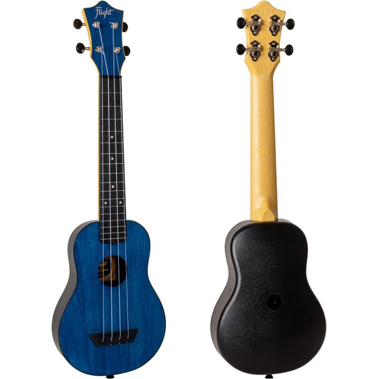 Flight TUSL35 Dark Blue Travel Concert Scale Soprano Ukulele – Flight ...