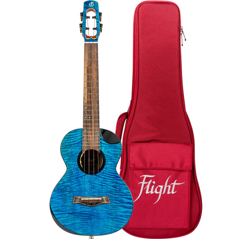 Flight Comet EQ-A Blue Tenor Ukulele – Flight Ukuleles