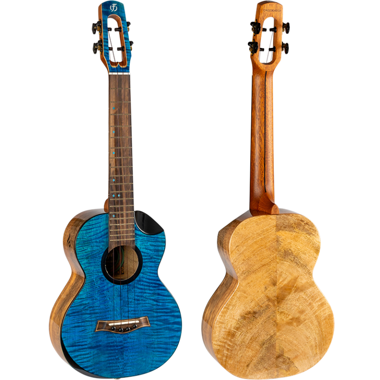 Flight Comet EQ-A Blue Tenor Ukulele – Flight Ukuleles