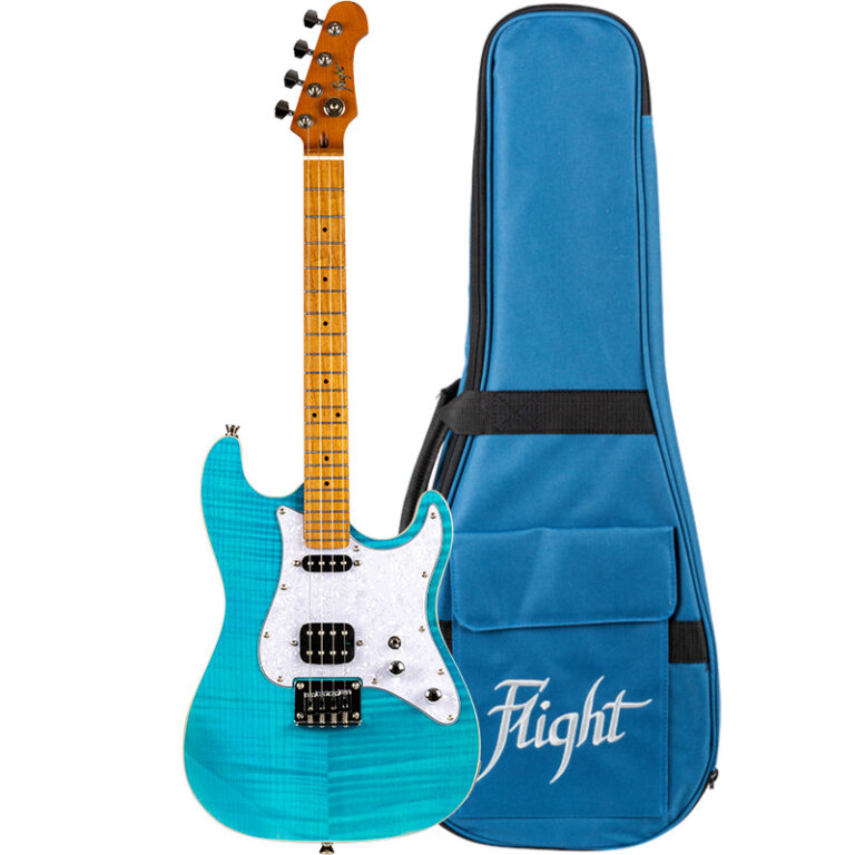 Flight Pathfinder Ocean Blue Baritone Electric Ukulele – Flight Ukuleles